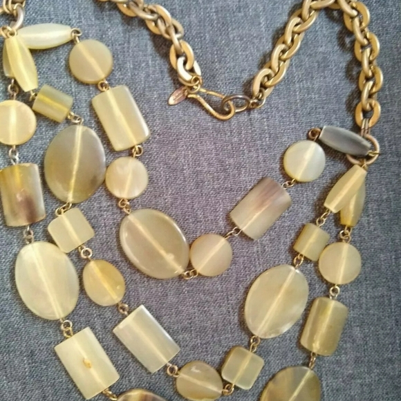 Talbots | Jewelry | Vintage Talbots Blonde Tortoise Shell Necklace | Poshmark